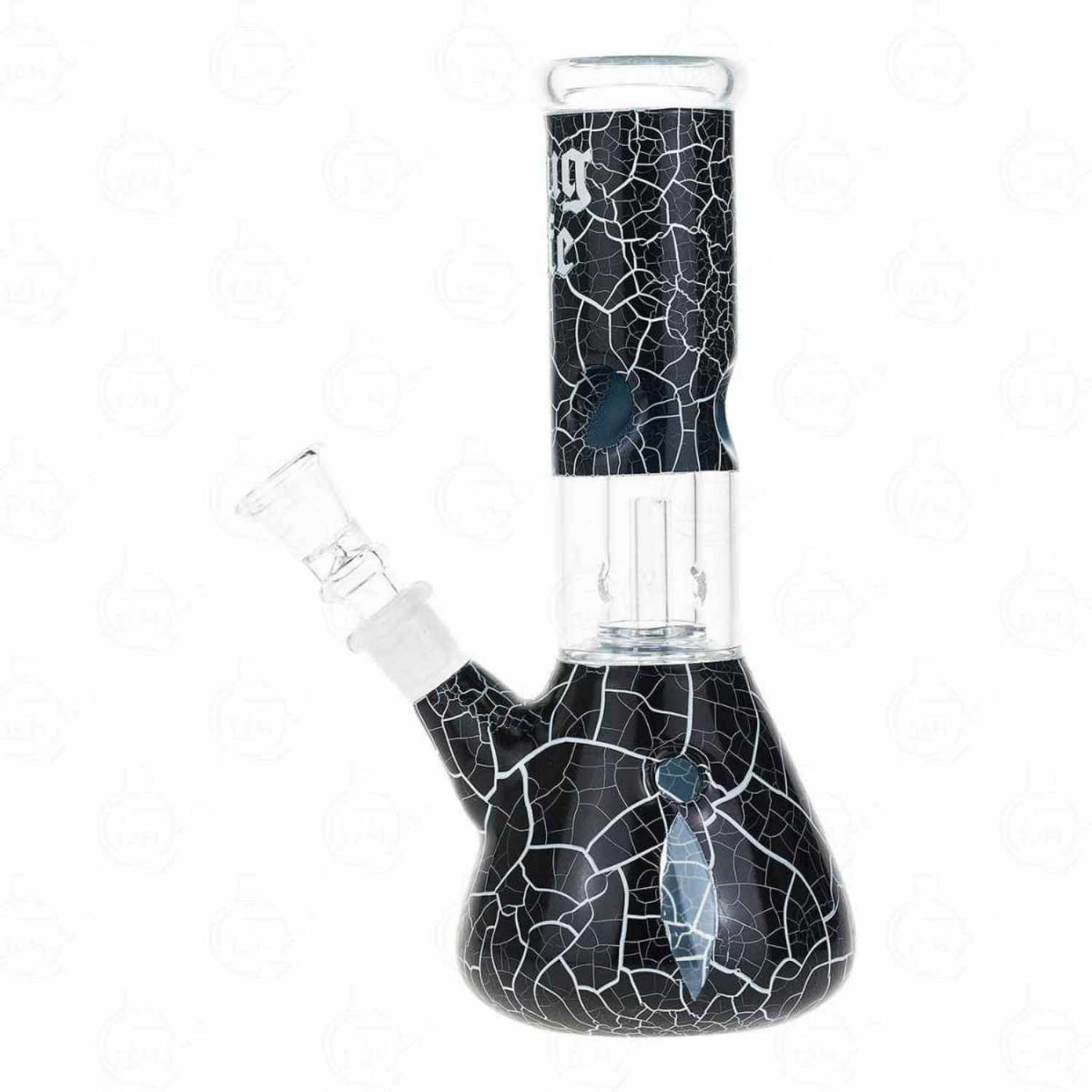 Thug Life Skleněný bong - 21 cm - Green Diamond